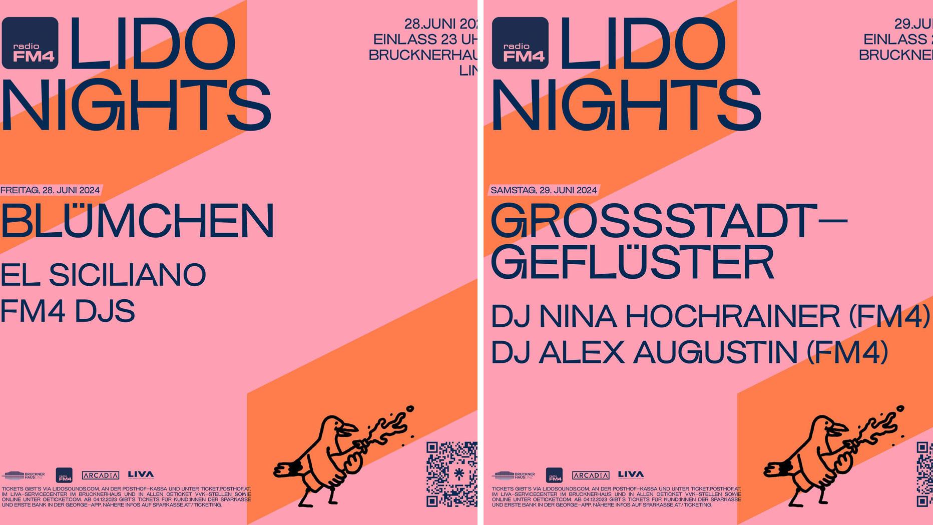FM4 Lido Nights mit Blümchen und Grossstadtgeflüster