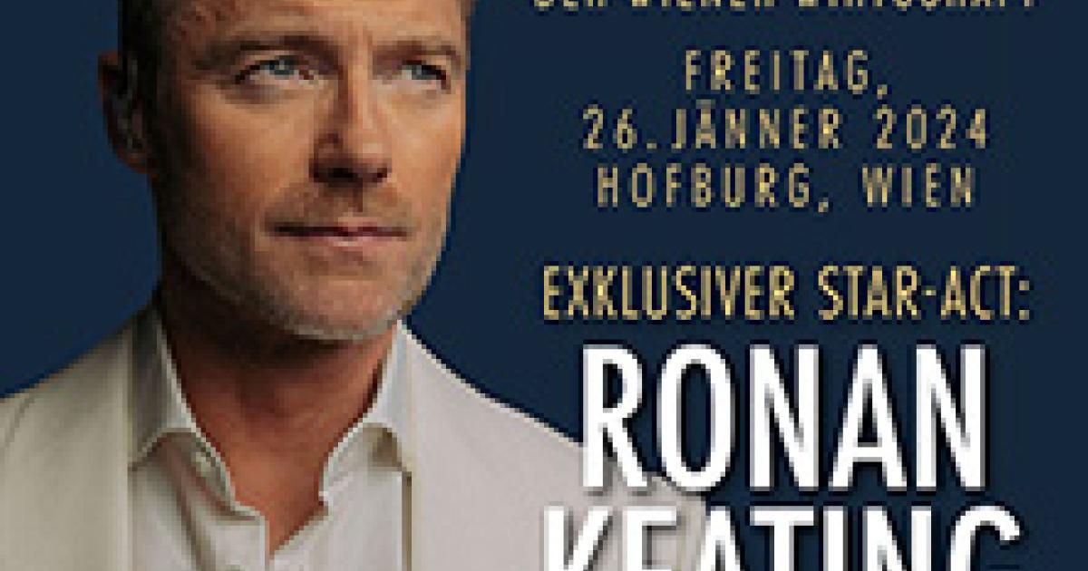 Ball der Wiener Wirtschaft mit Ronan Keating